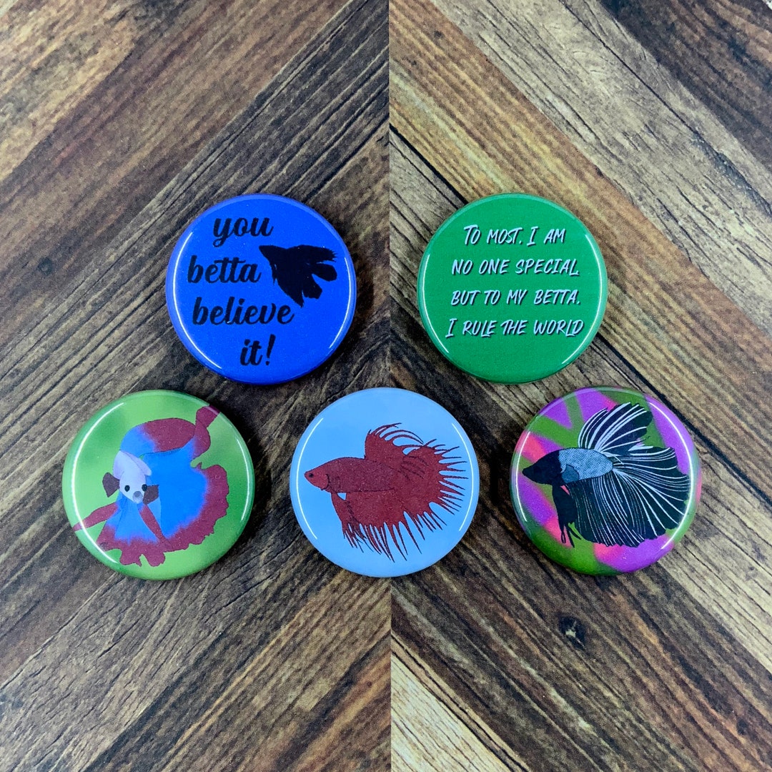Betta Fish Lover Set Pet Lover Gifts 1 25 Button Etsy betta-fish-lover-set-pet-lover-gifts-1-25-button-etsy