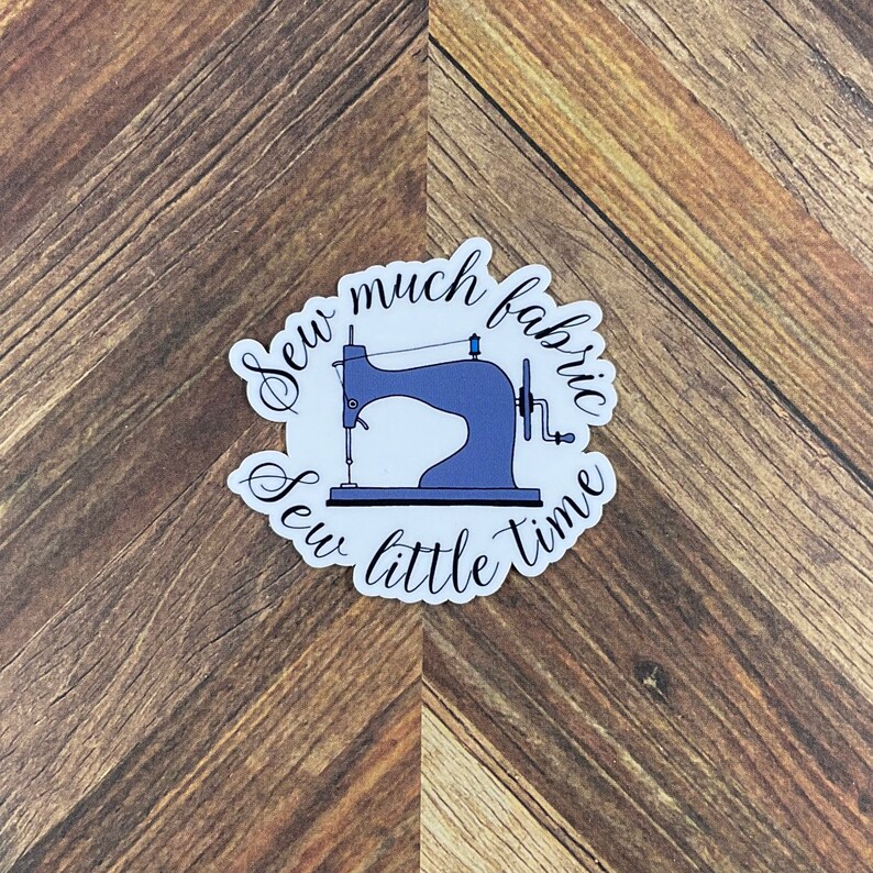Sewing Stickers Sewing Waterproof Stickers Sew Much Fabric - Etsy