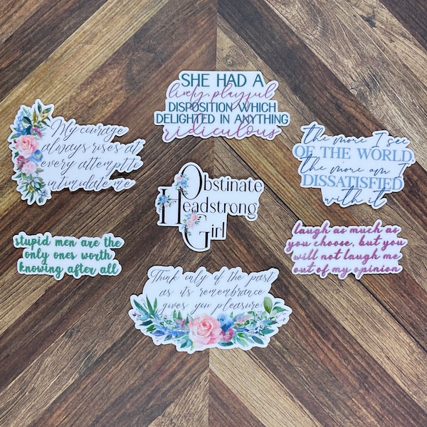 Jane Eyre Stickers - Etsy