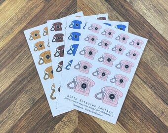 Rotary Phone Sticker - Etsy