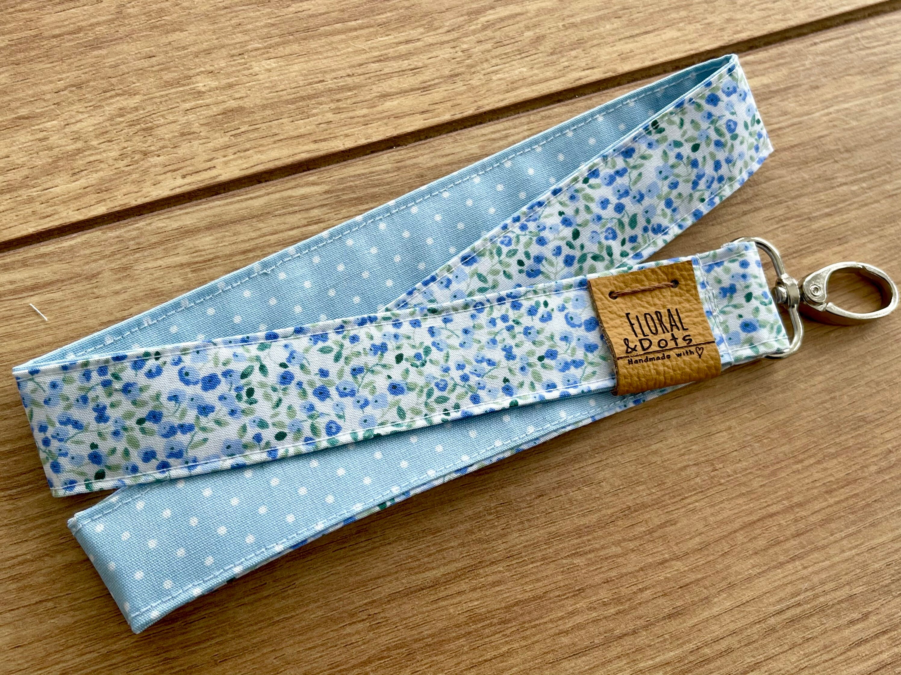 Lanyard Lenyard Millefleur Blue Dottys Azul Claro | Etsy