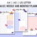 Moths Daily, Weekly and Monthly Planner Set, Printable A5 Planner ...
