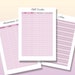 Pink Finance Planner Printable Financial Journal Budget Template ...