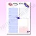 Moths Daily, Weekly and Monthly Planner Set, Printable A5 Planner ...