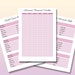 Pink Finance Planner Printable Financial Journal Budget Template ...