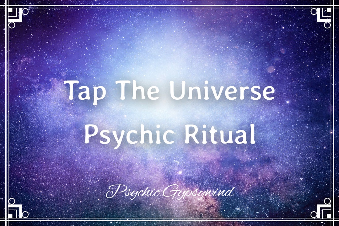 Tap the Universe Psychic Ritual Awaken All Psychic Abilities - Etsy