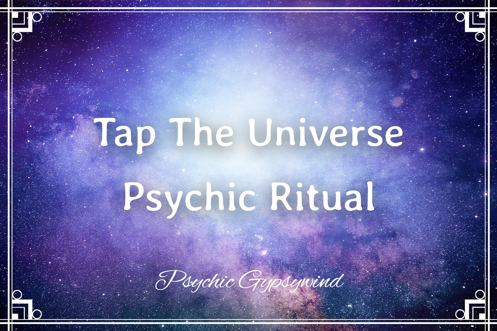 Tap the Universe Psychic Ritual Awaken All Psychic Abilities - Etsy