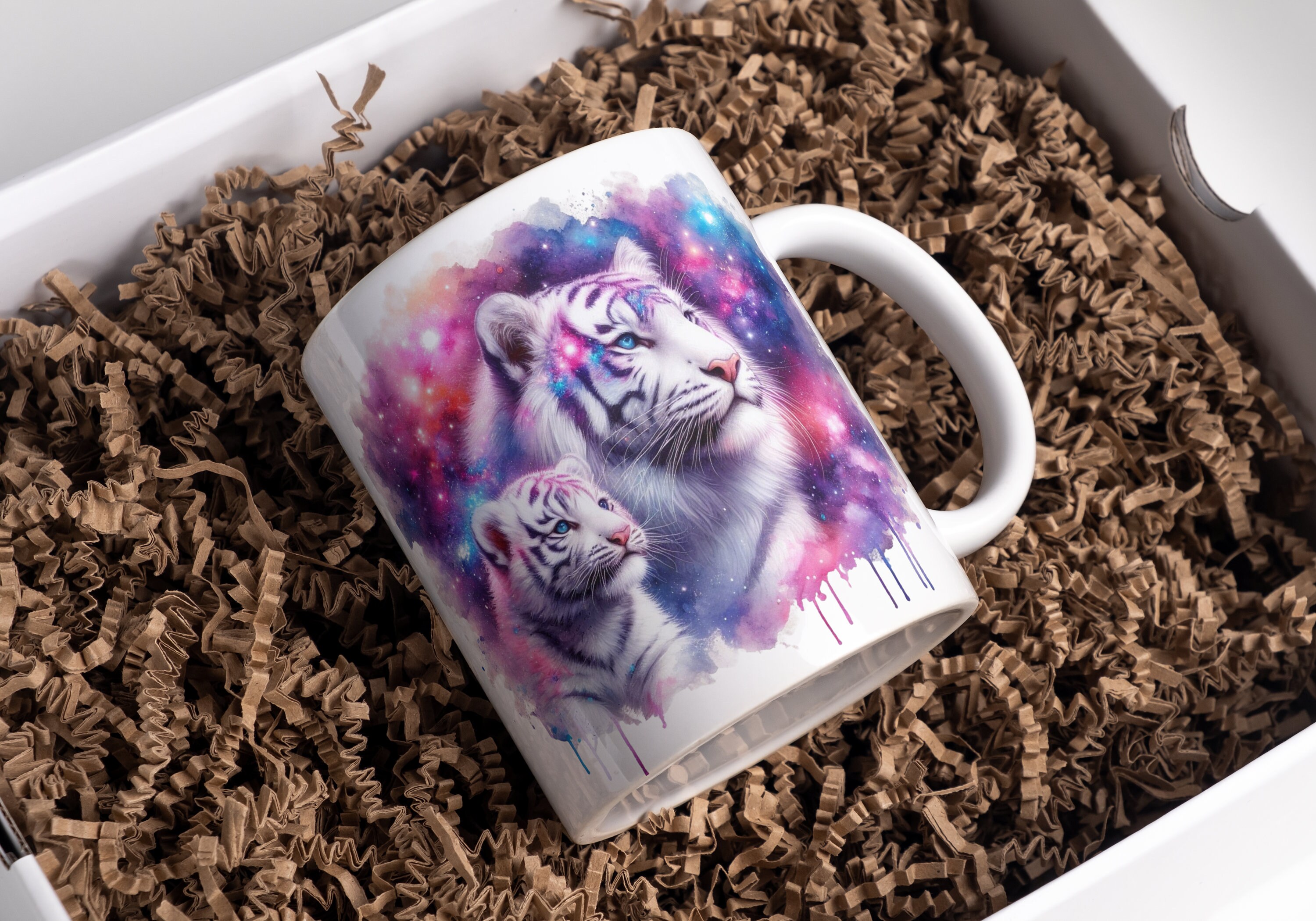 Universe Mother Tiger & Cub PNG Animal Protector Pleiadianguidance ...