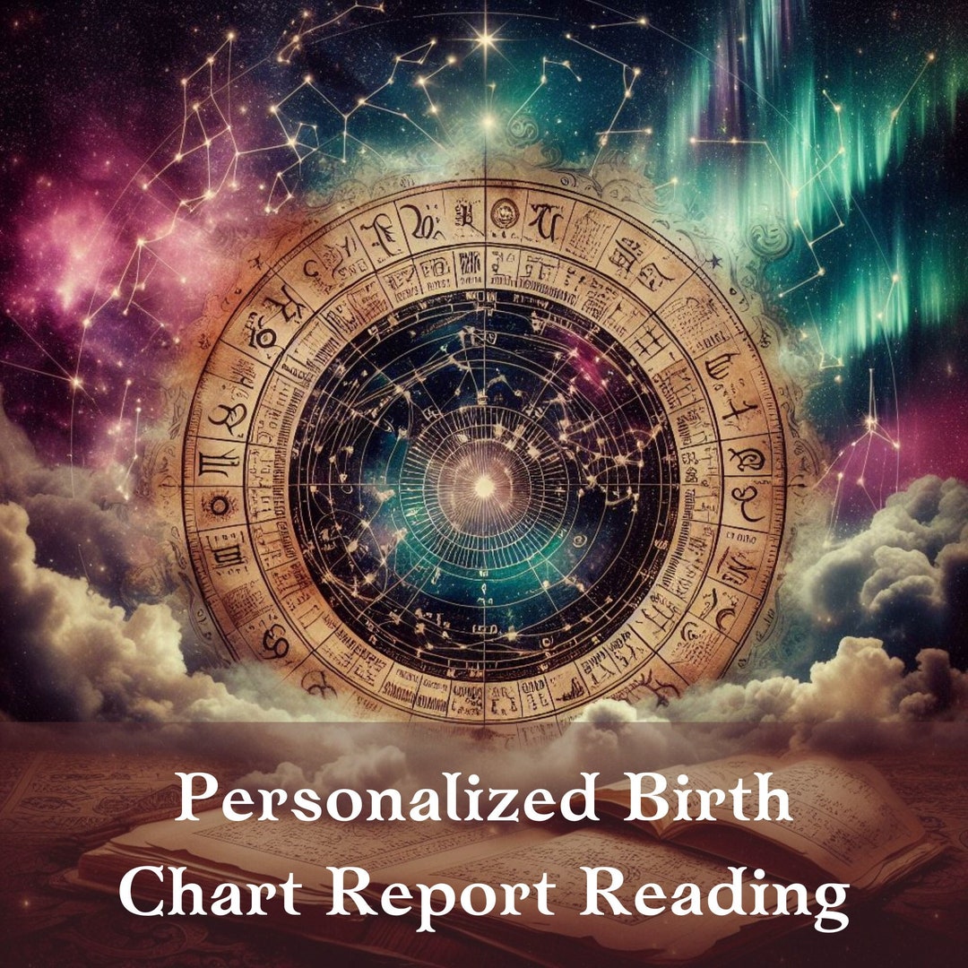 Personalized Birth Chart Report Reading Soul Blueprint Medium Readings ...