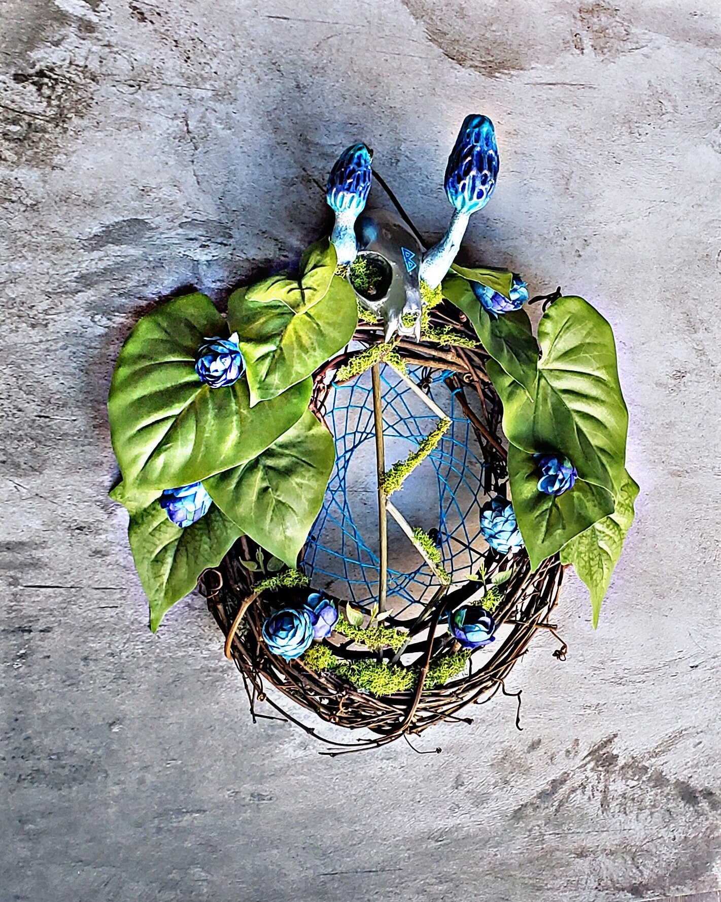 Berkano Ostara/ Beltane Wreath Rune Wreath Norse Wall Art - Etsy