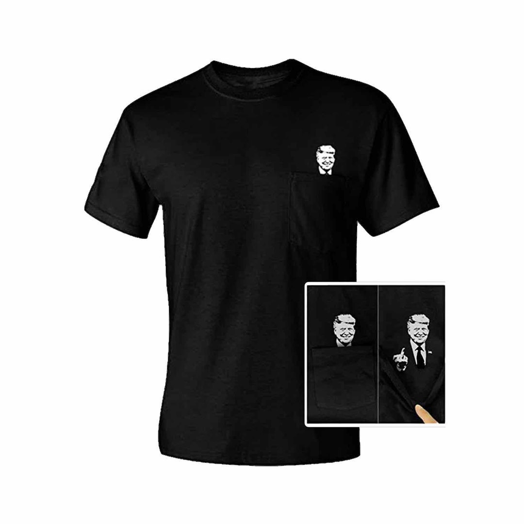 Trump Middle Finger Pocket Surprise Shirt - Etsy