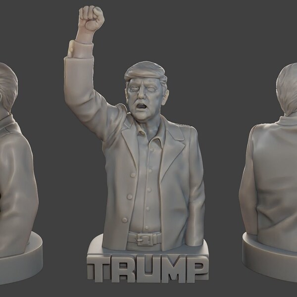 Trump Fight Statue - Etsy
