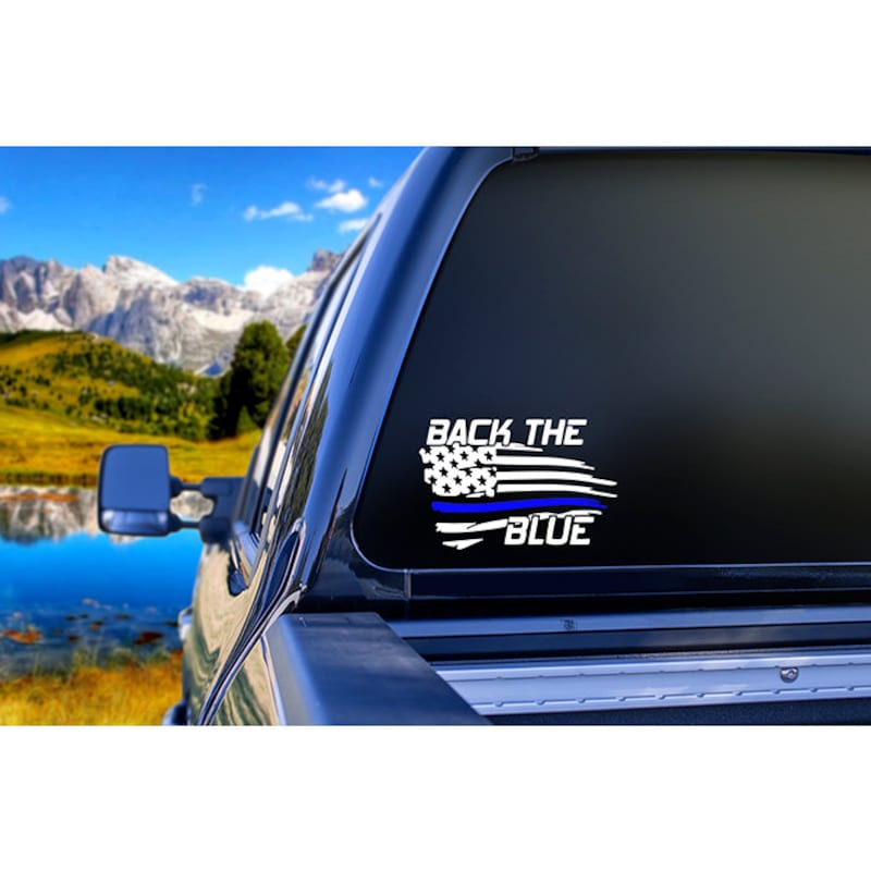 Back the Blue Texas Decal - Etsy