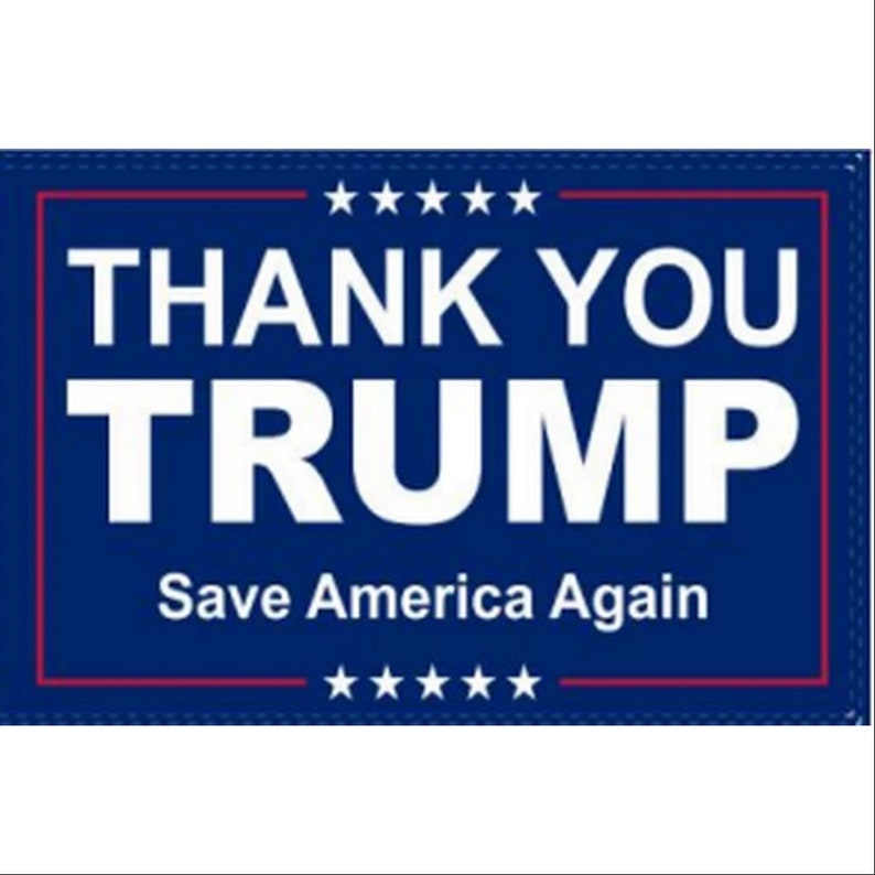 Thank You Trump 3x5 Flag - Etsy