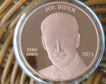 Joe Biden Coin Zero Cents - Etsy
