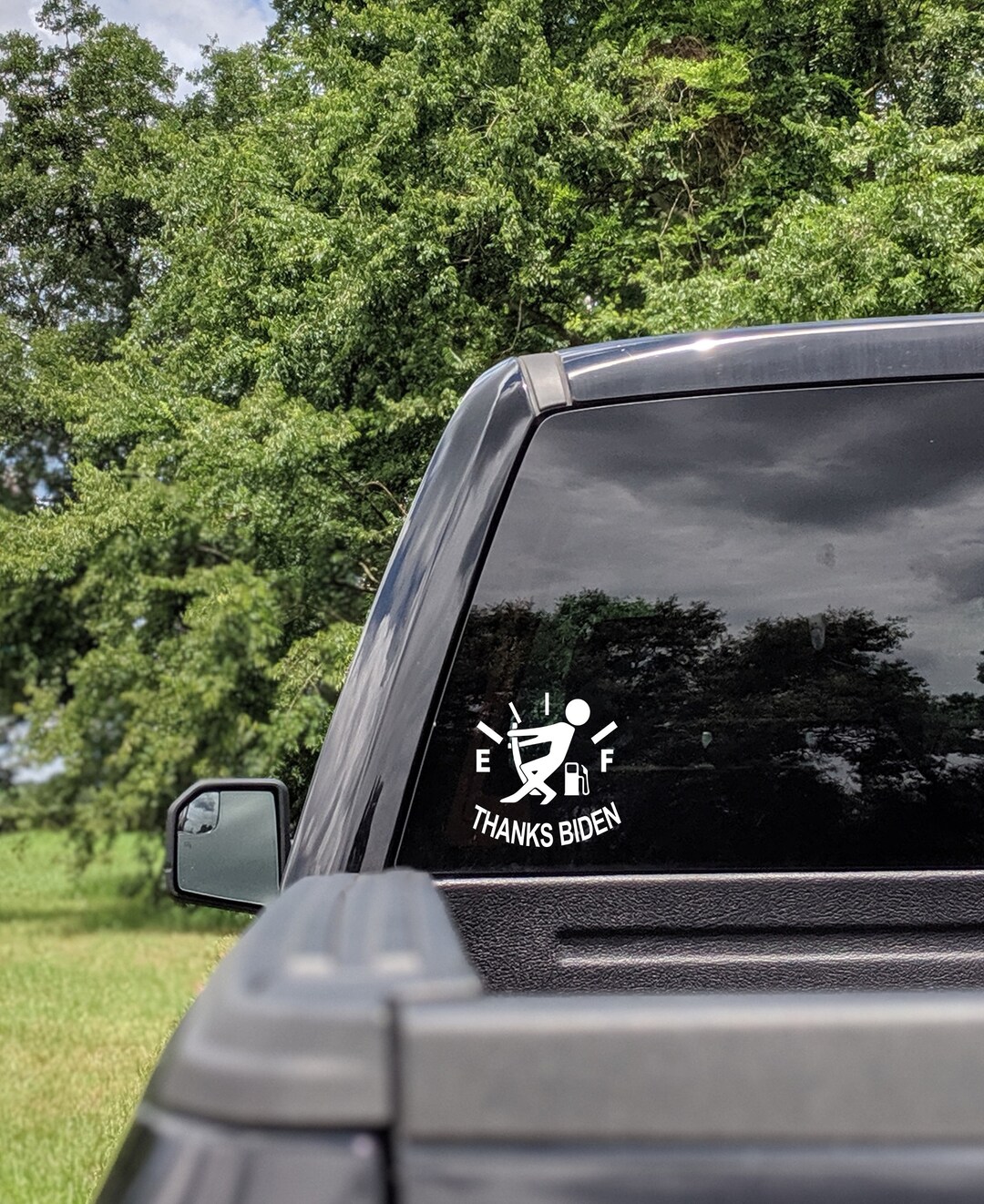 Thanks Biden Anti Biden Fuel Gas Empty Car Vinyl Decal - Etsy