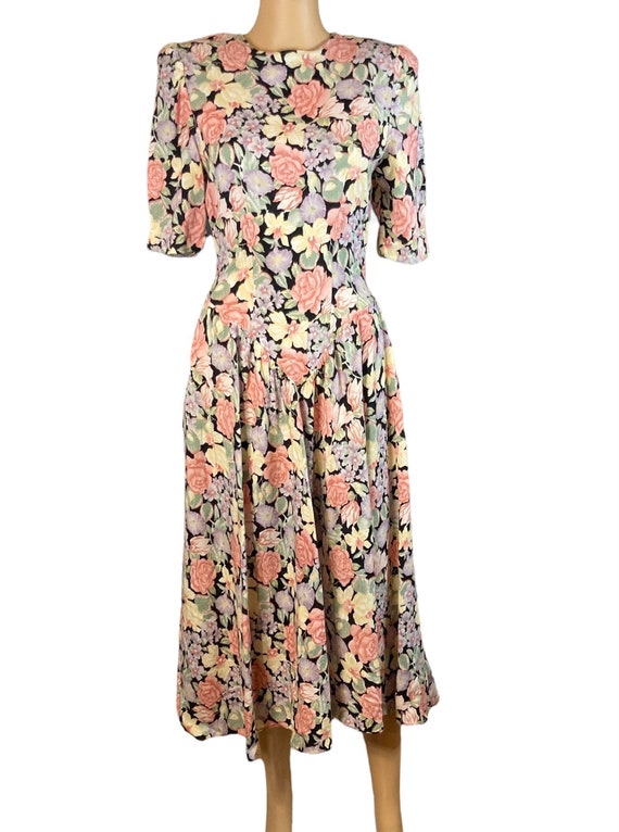 Vintage 80s floral print - Gem