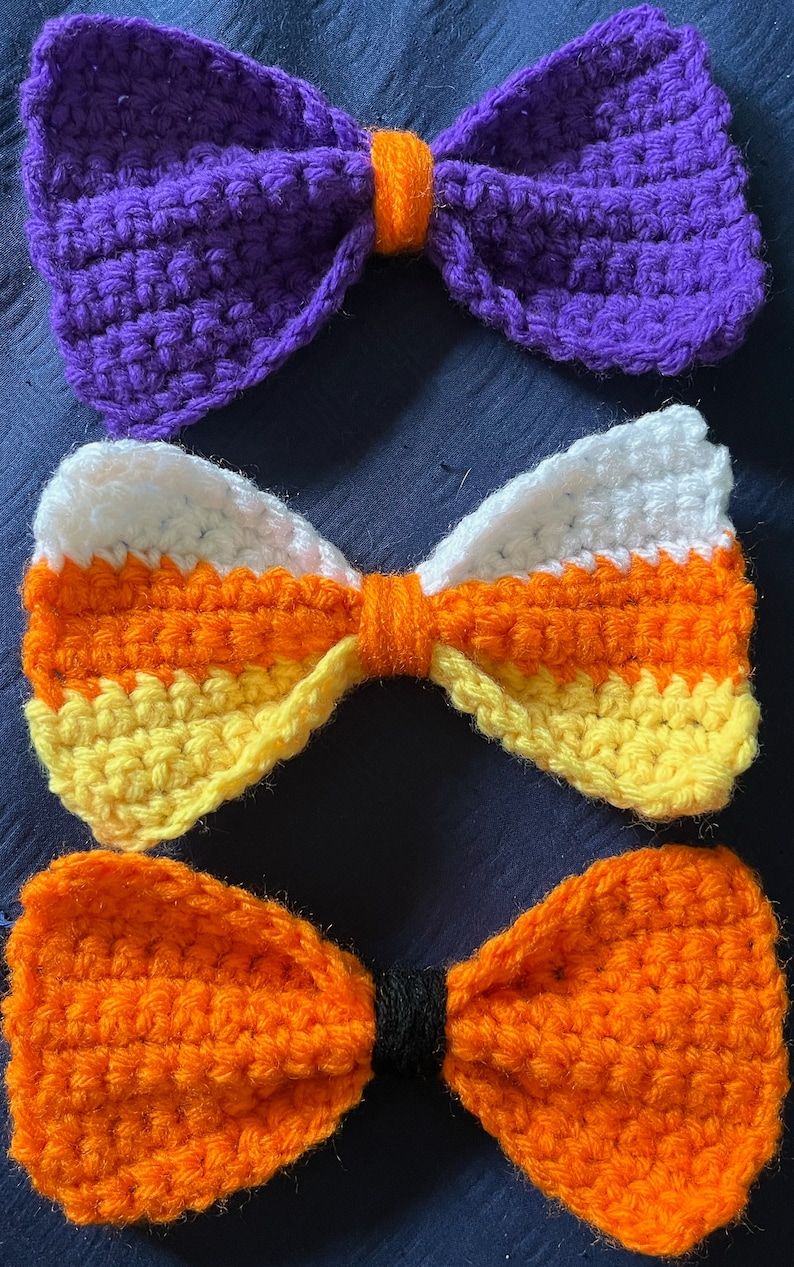Easy Crochet Bow Pattern - Etsy