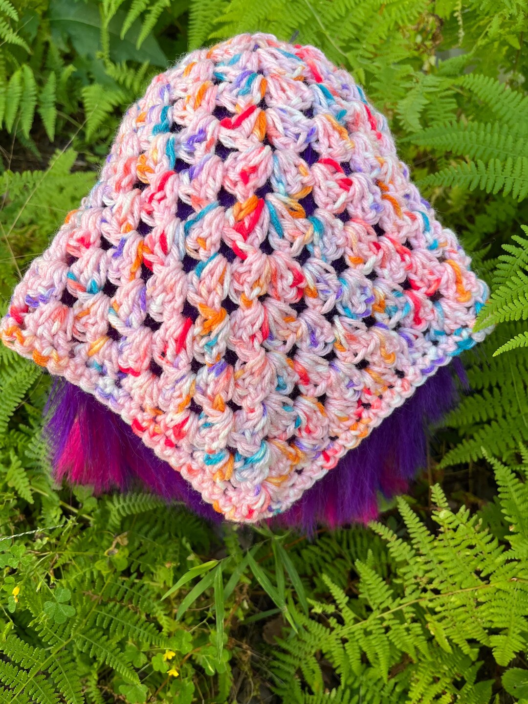 Handmade Crochet Bandana - Large Size for Extra Coverage - Etsy