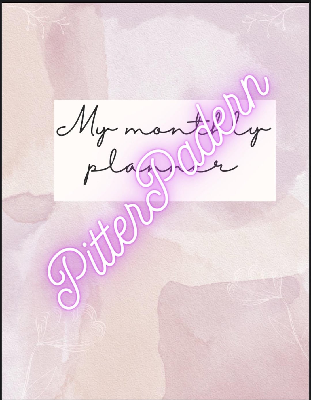 12-month Pastel Calendar – Printable & Editable PDF - Minimal, Soft ...