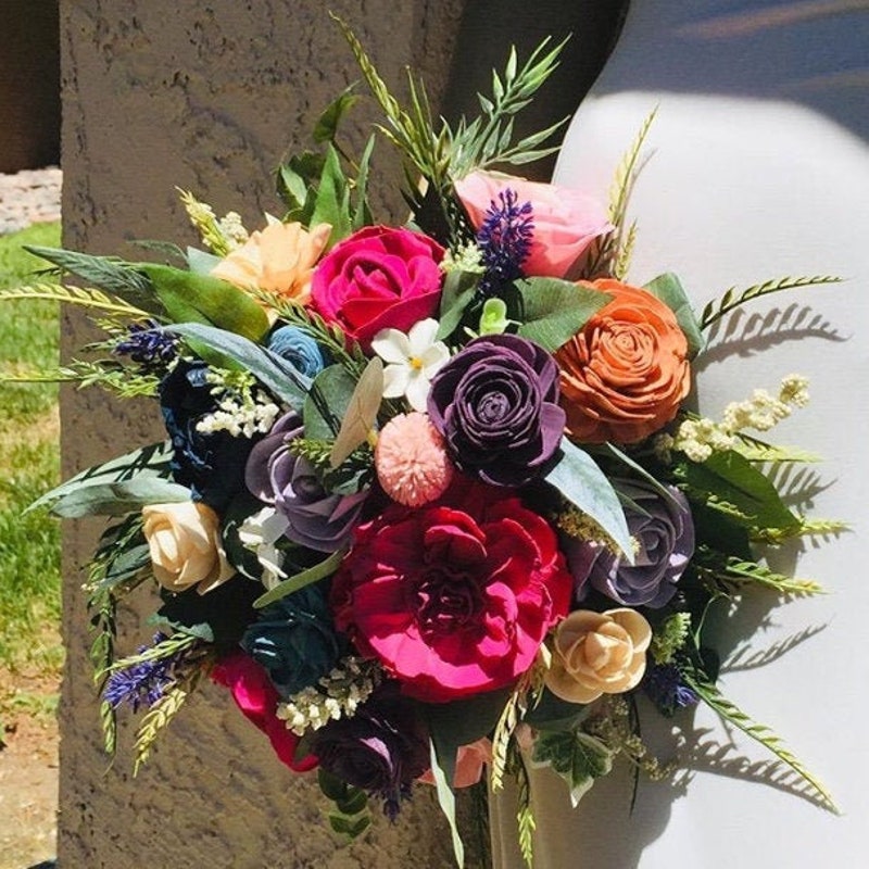 Rainbow Bouquet - Etsy