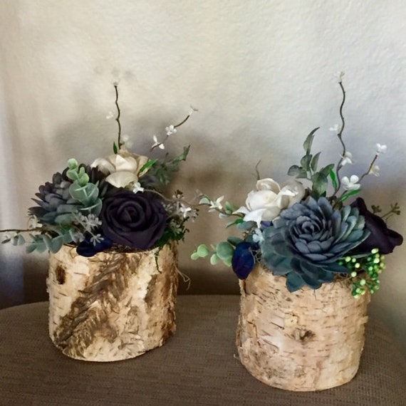 Birch Wood Centerpieces DIY Birch Wood Bunnies