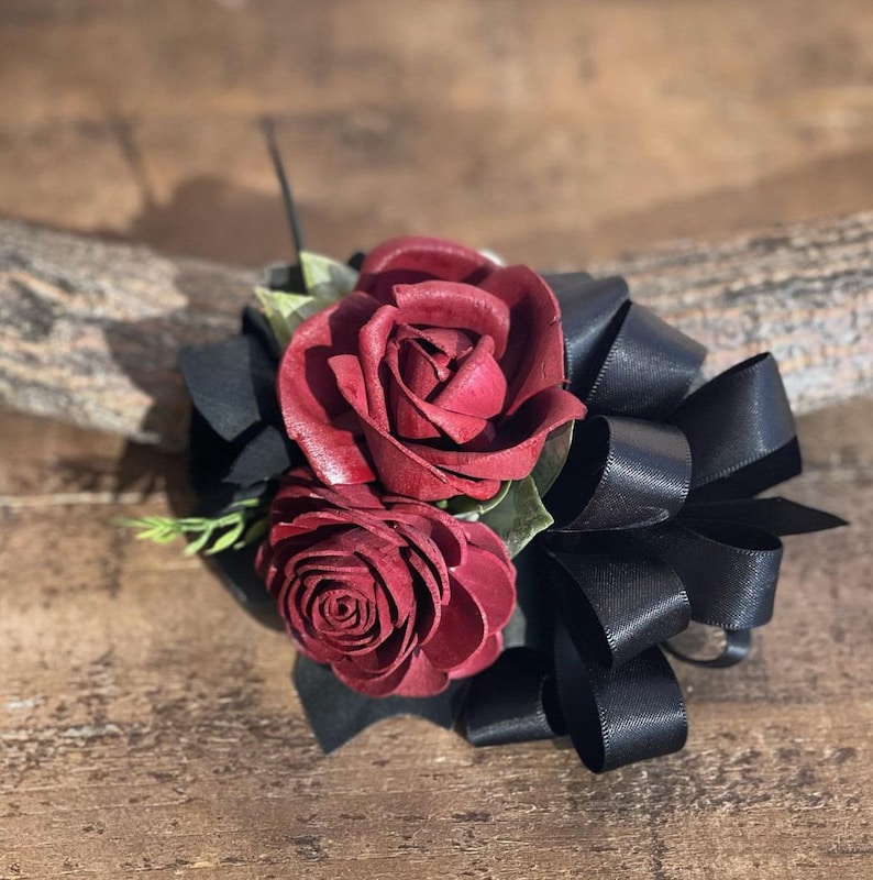 Sola Wood Prom Corsage & Boutonniere Set – Custom Color Options ...