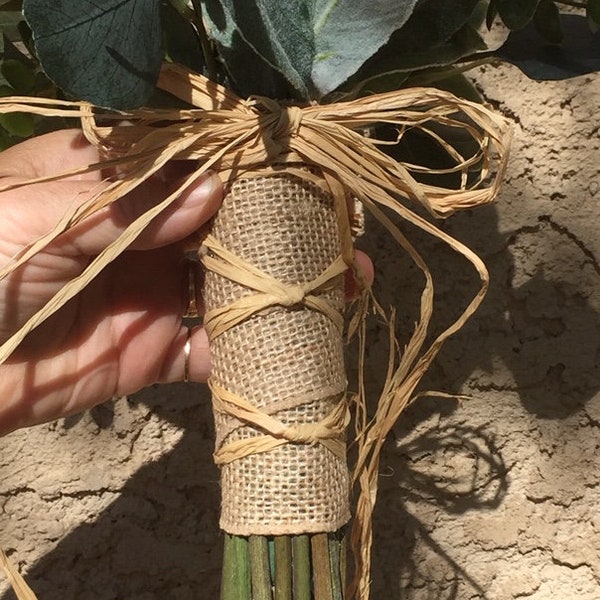 Burlap Lace Bouquet - Etsy