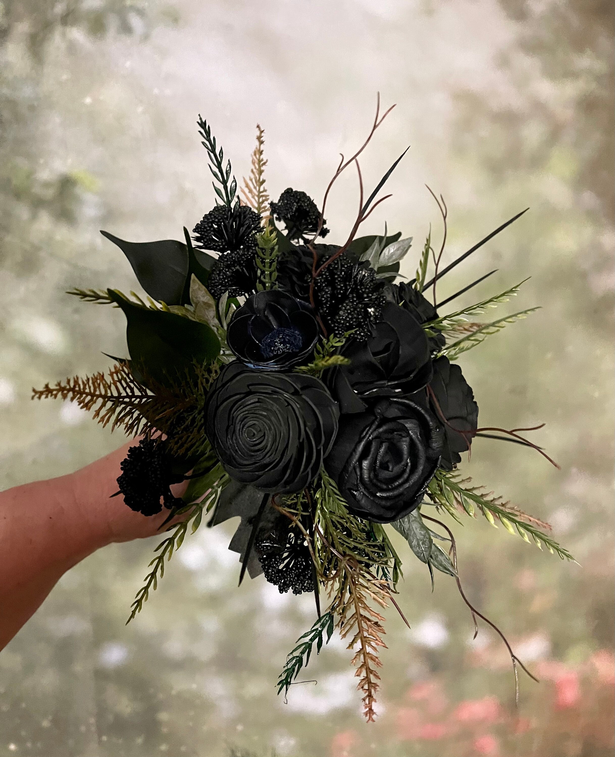 Natural Black Flowers