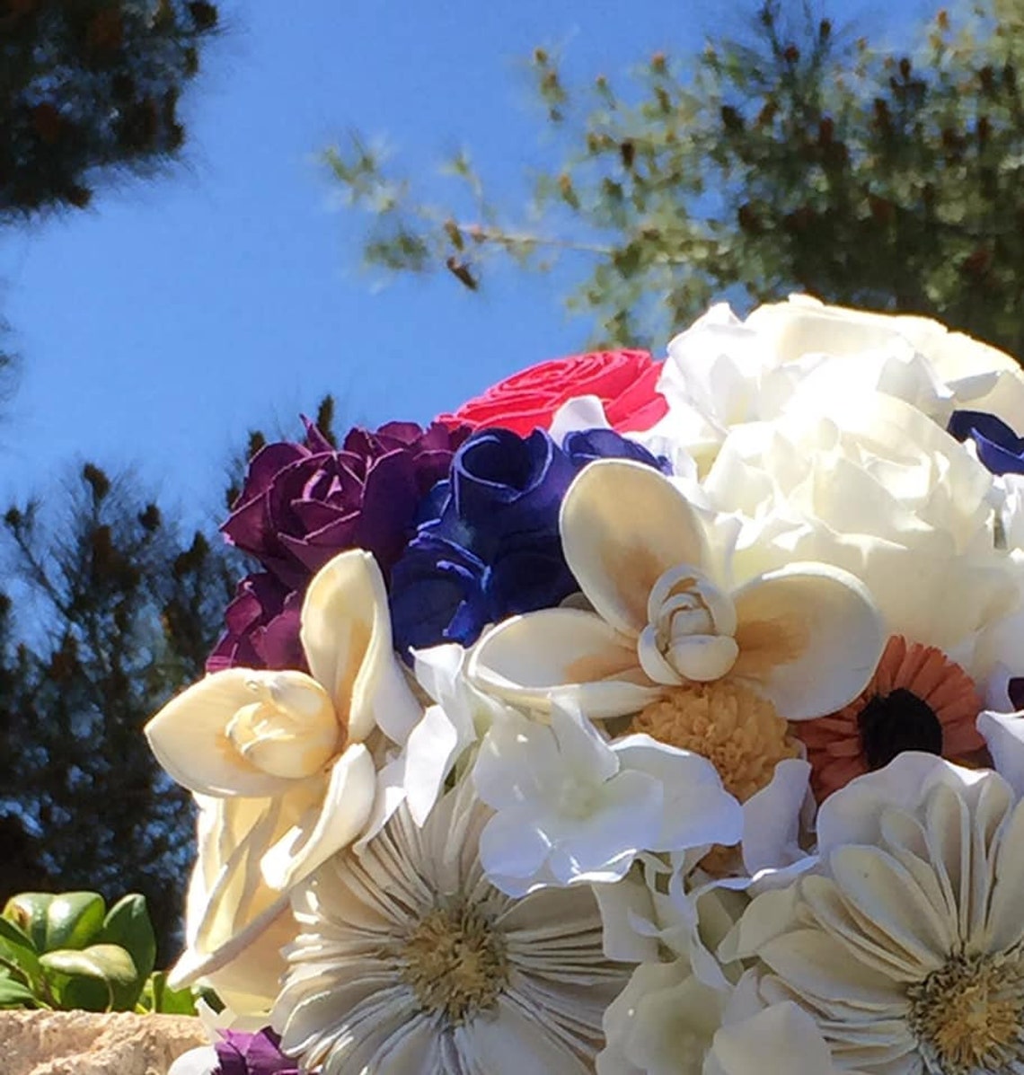 Wood Flower Bouquet Recreation White Purple Pink Orange Etsy wood-flower-bouquet-recreation-white-purple-pink-orange-etsy