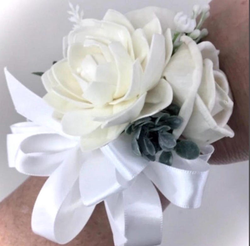 Sola Wood Prom Corsage & Boutonniere Set – Custom Color Options ...