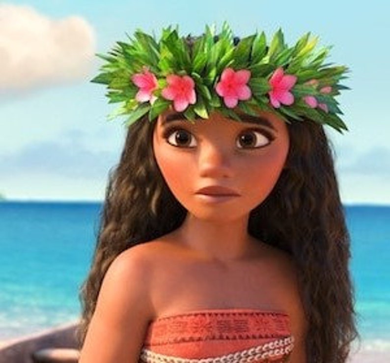 Moana Flower Crown Island Hoofdband Tropical Flower Crown | Etsy