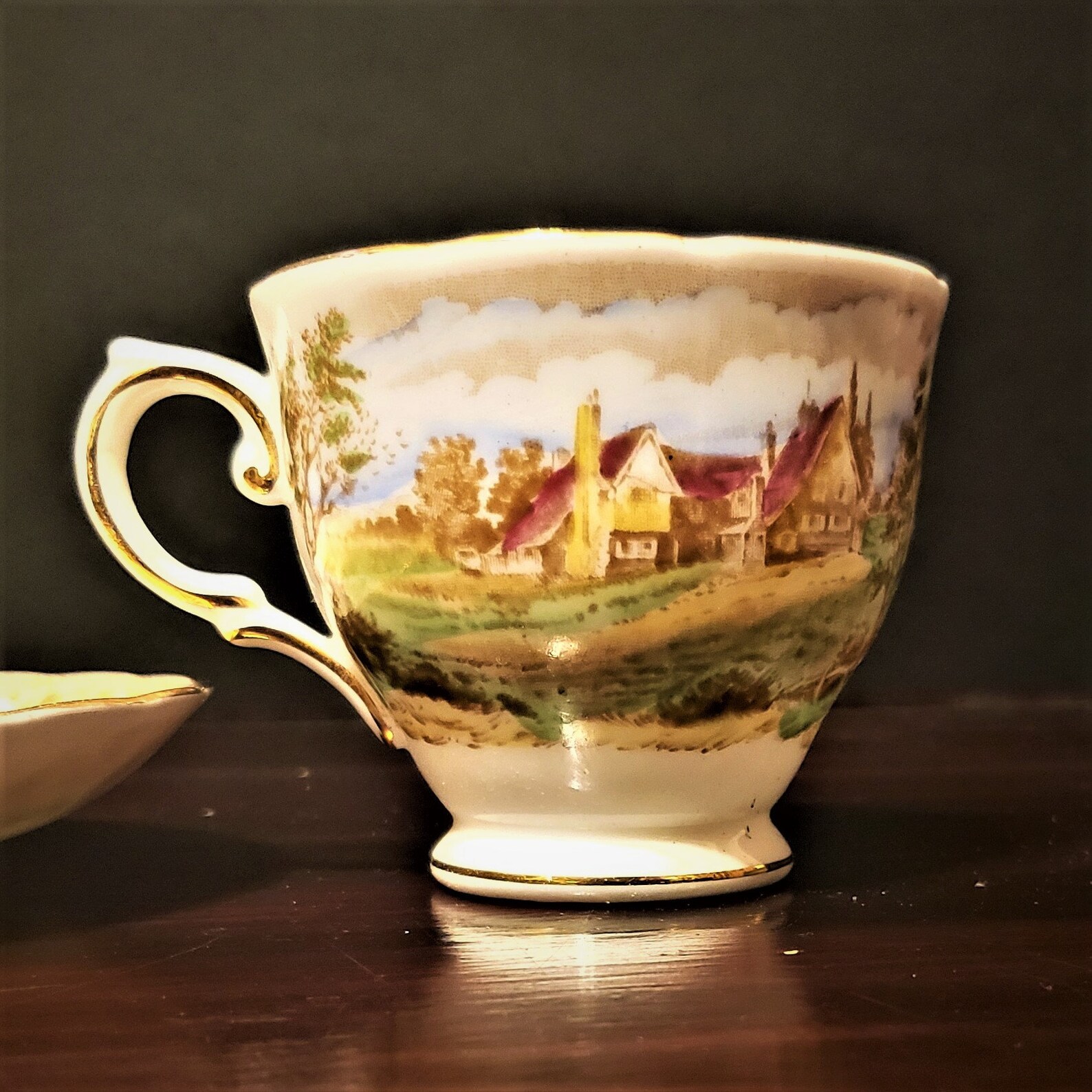 Tuscan English Fine Bone China Vintage Plate Stagecoach Horses - Etsy