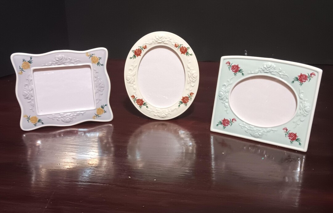 Set of 3 Porcelain 6 Frames AVON 2007 President's Club Members Gift ...