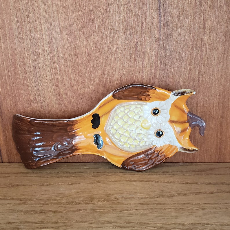 Owl Spoon Rest Cracker Barrel Country Store Fall Color - Etsy