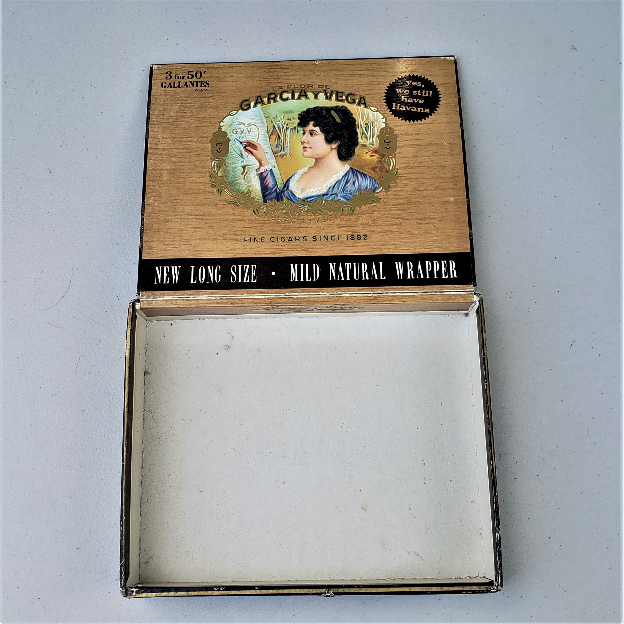 Garcia Y Vega Cigar Box Fine Cigars Since 1882 Senators Made - Etsy