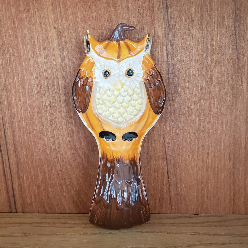 Owl Spoon Rest Cracker Barrel Country Store Fall Color - Etsy