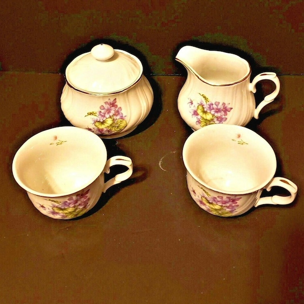Purple Tea Set - Etsy