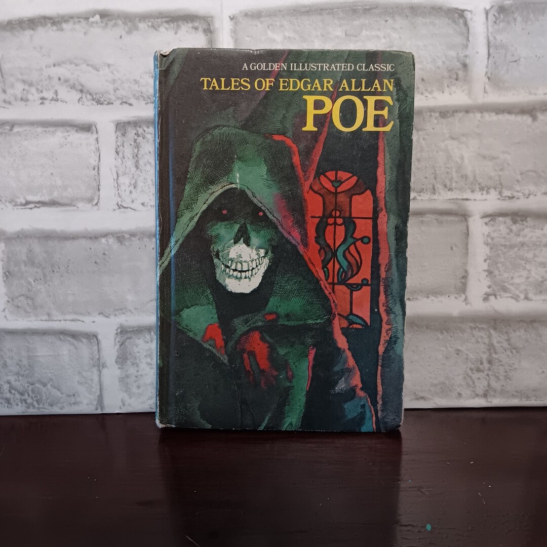 Vintage 1979 Tales of Edgar Allan Poe Golden Illustrated Classic Book ...
