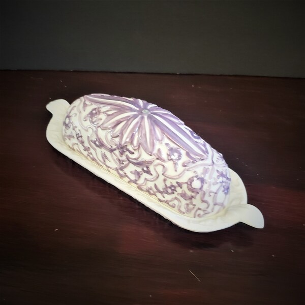 Vintage Violet Dish - Etsy