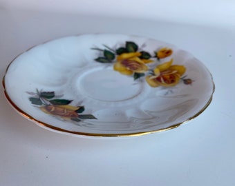 Yellow Floral China | Etsy