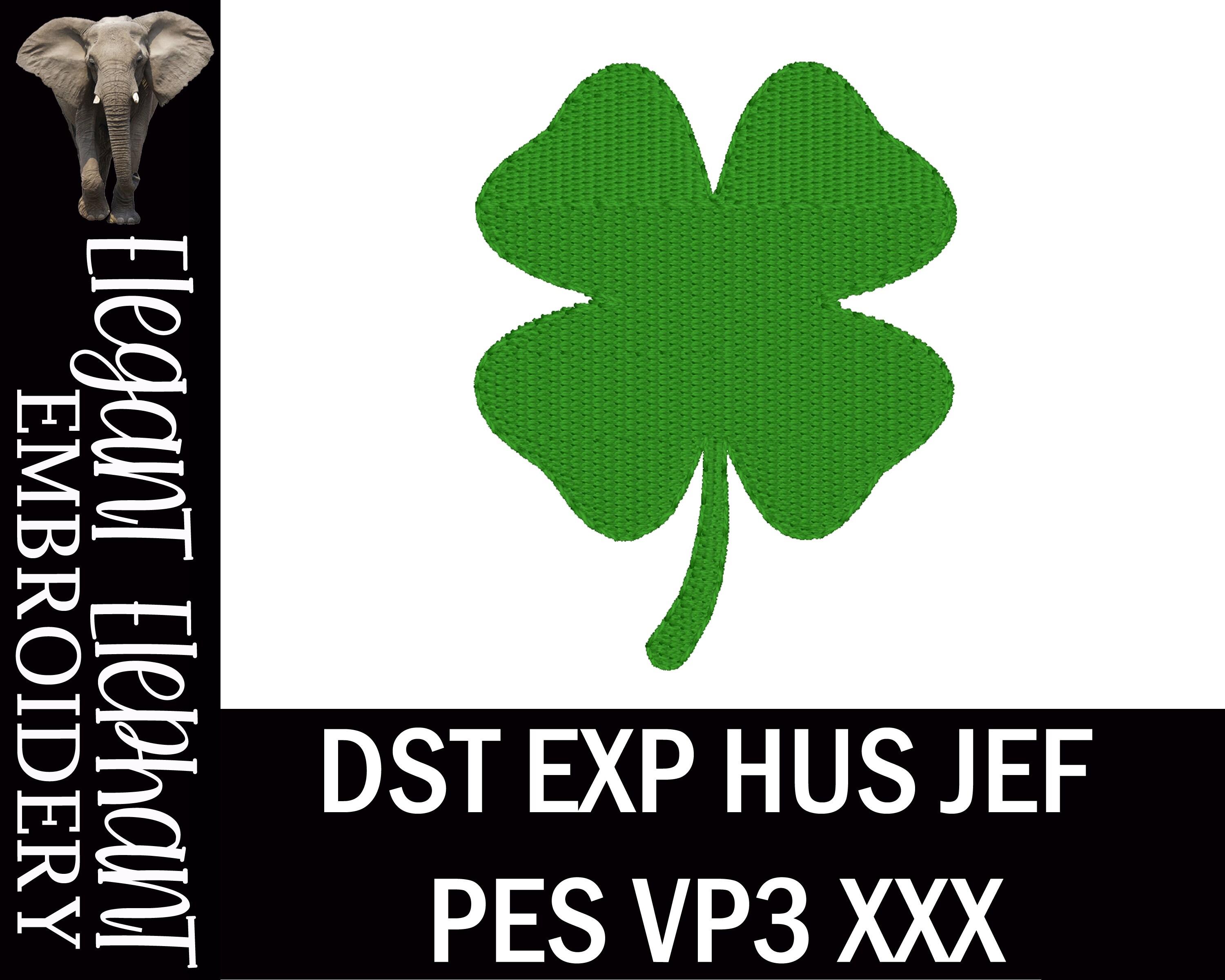 Mini Four Leaf Clover Fill Embroidery Design / 7 Sizes / Instant ...