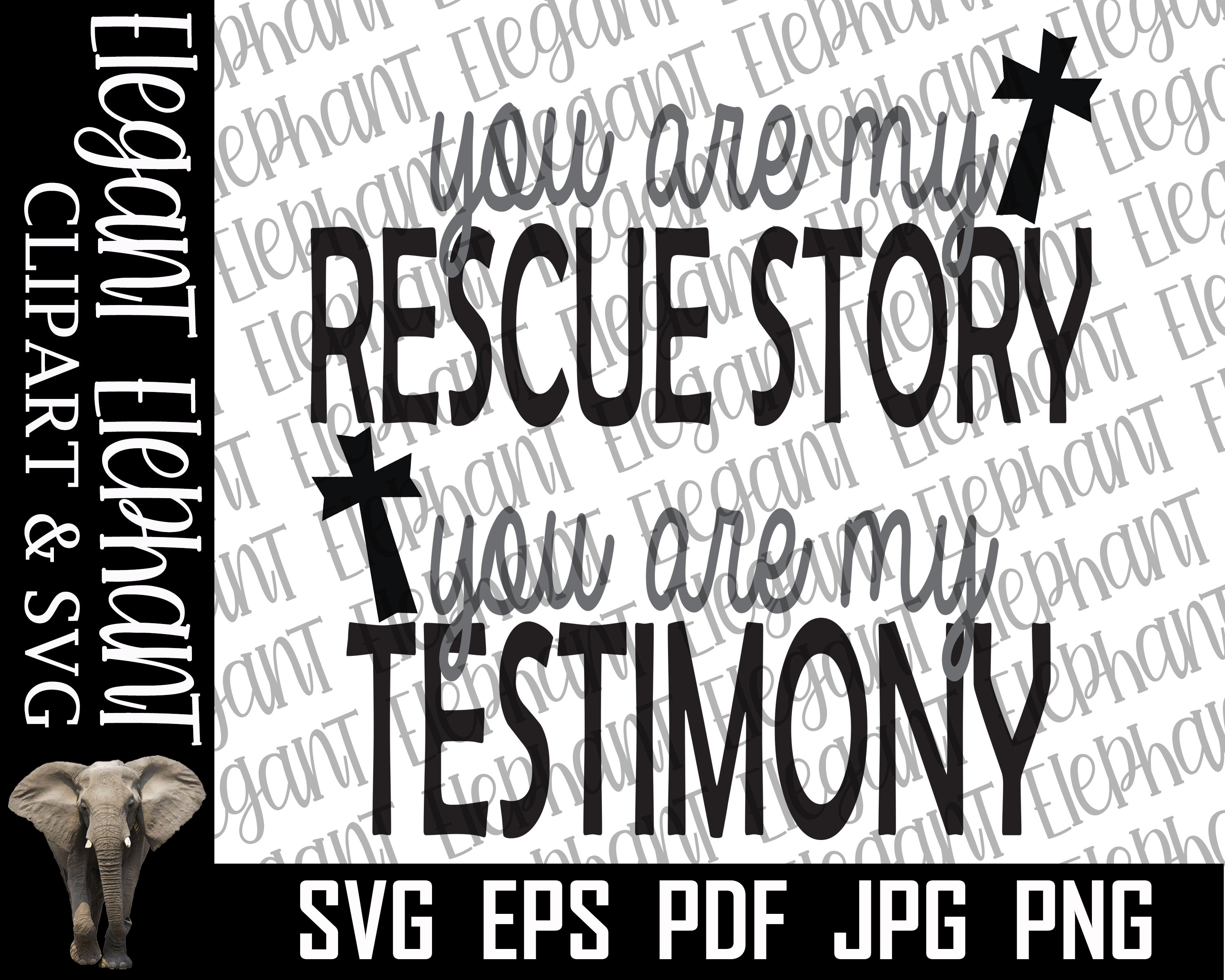 You Are My Rescue Story You Are My Testimony Christian Inspirational ...