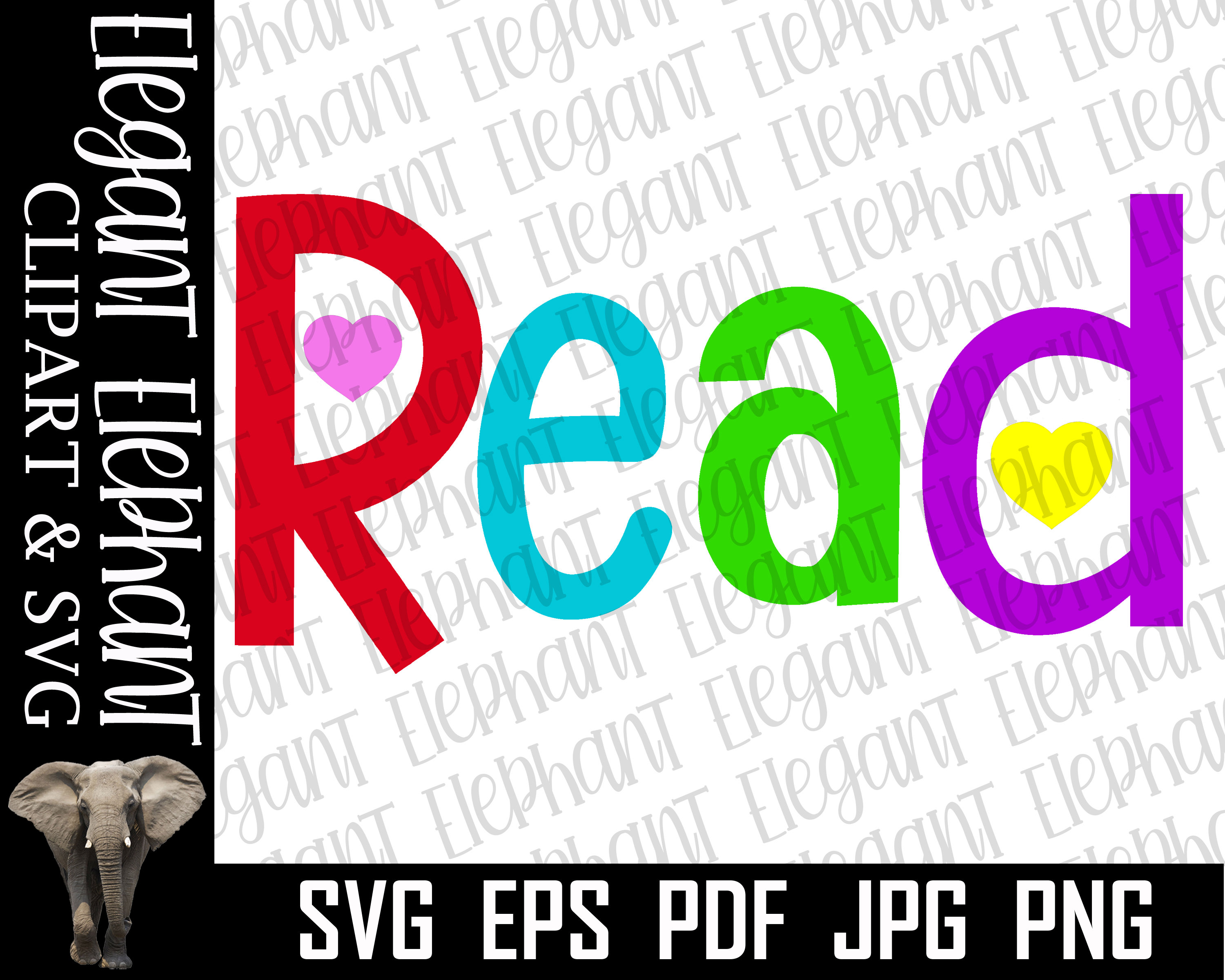 Read Heart Clipart SVG & Applique Embroidery Design BUNDLE - Etsy