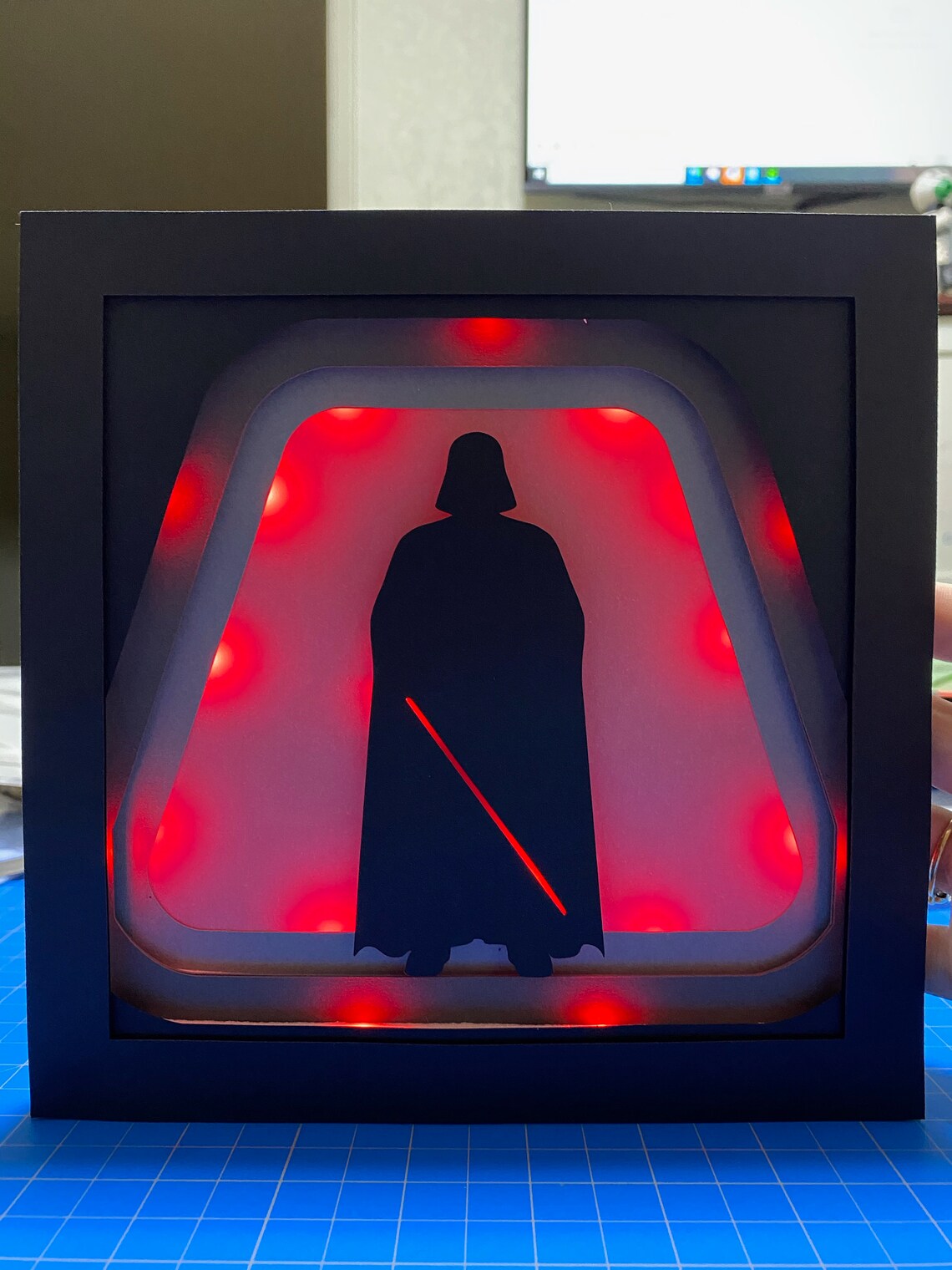 Darth Vader 3D Light Box - Etsy