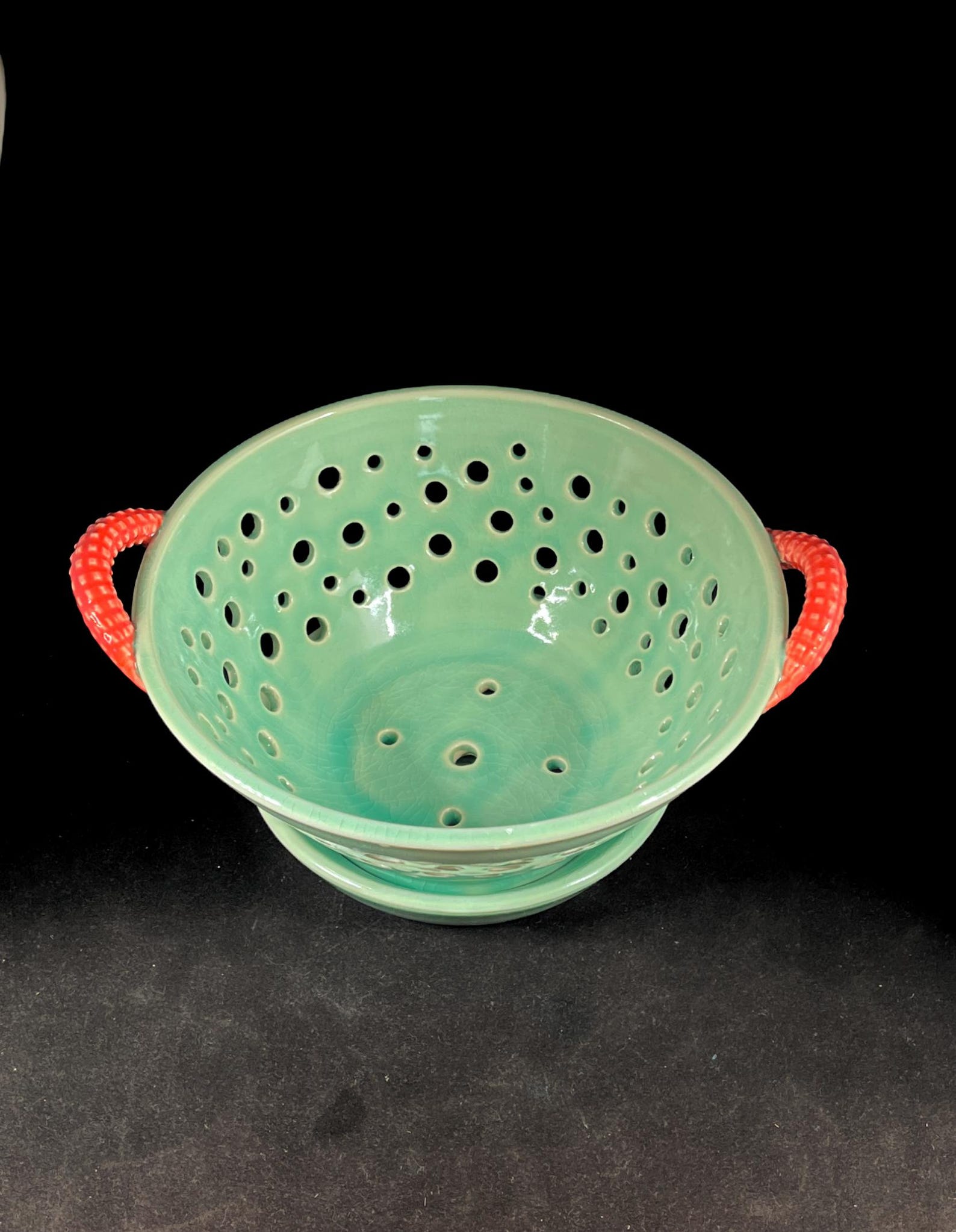 Ceramic Berry Bowl, Ceramic Colander, Ceramic Fruit Strainer, - Etsy