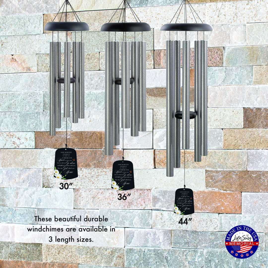 Personalized Memorial Wind Chime | Sympathy Wind Chime | Custom Wind ...