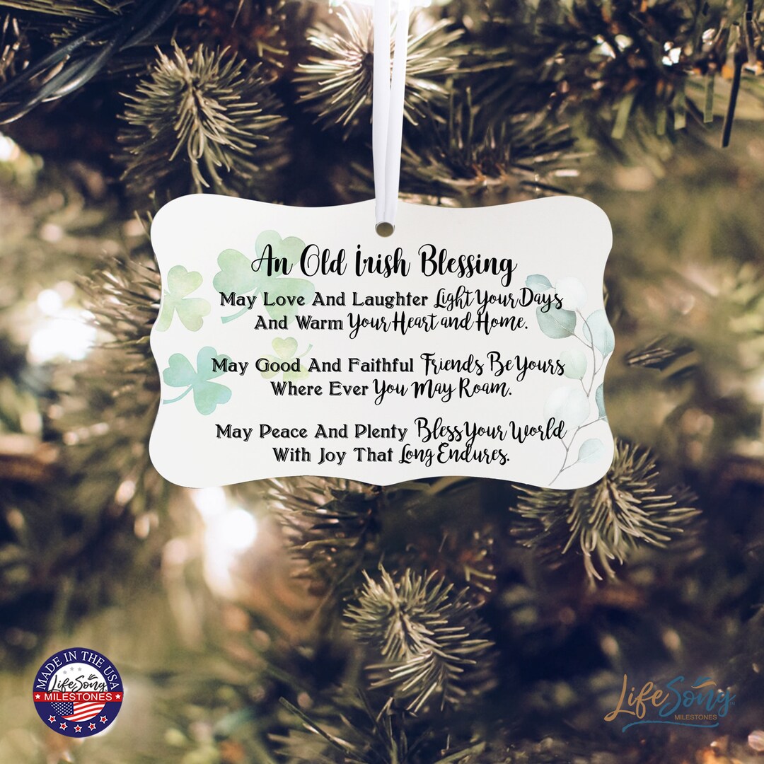 Irish Blessing | Irish Blessing Ornaments | Christmas Tree Decor ...