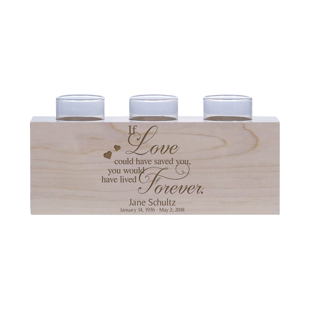 Memorial Candle Votive Candle Holder Loss of Loved One in Memory Candle ...