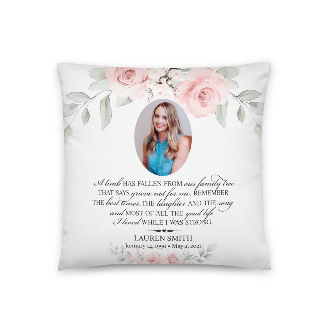 Personalized Memorial Pillow Custom Pillow Memory Pillow - Etsy